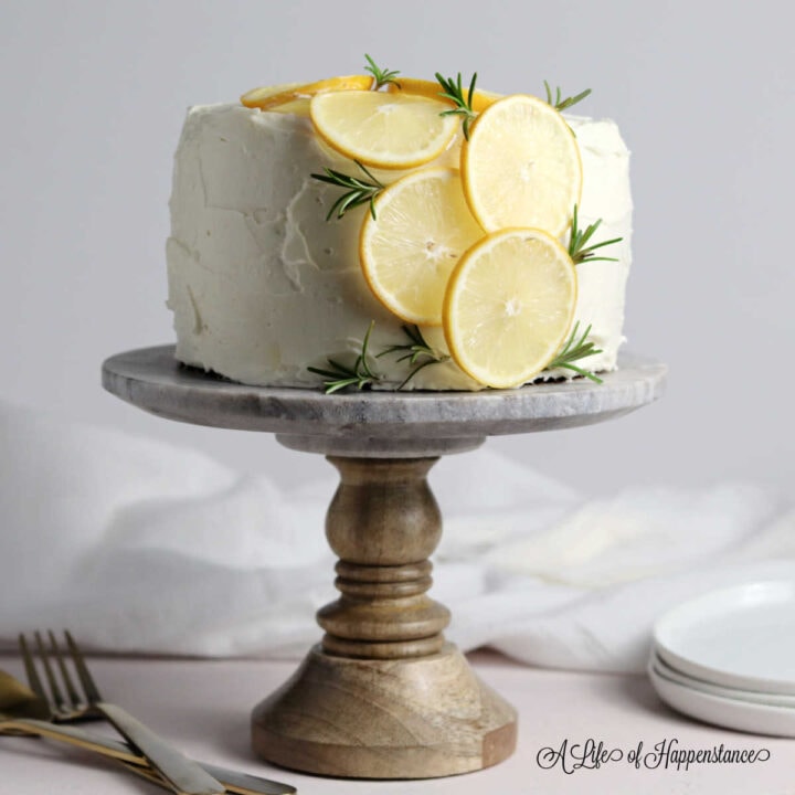 Lemon Rosemary Cake (SCD, Paleo, Gluten Free)
