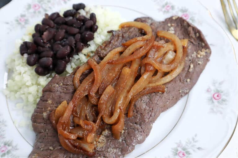 Bistec de Palomilla (Cuban Steak and Onions) | The Healthier Bite